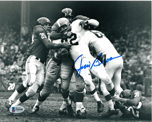Jim Brown Autographed Cleveland Browns 8x10 Photo Beckett Authenticate ...