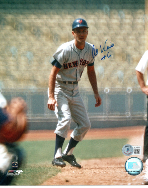 Al Weis Autographed New York Mets 8x10 Photo Beckett Authenticated ...