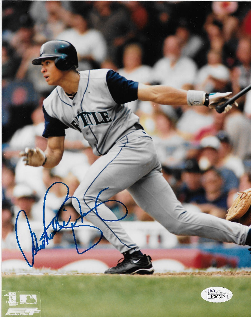 Alex Rodriguez Autographed Seattle Mariners 8x10 Photo JSA Authenticat ...