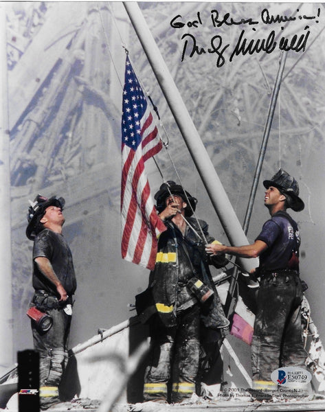 Rudy Giuliani Autographed New York Ground Zero 911 Flagpole 8x10 Photo ...